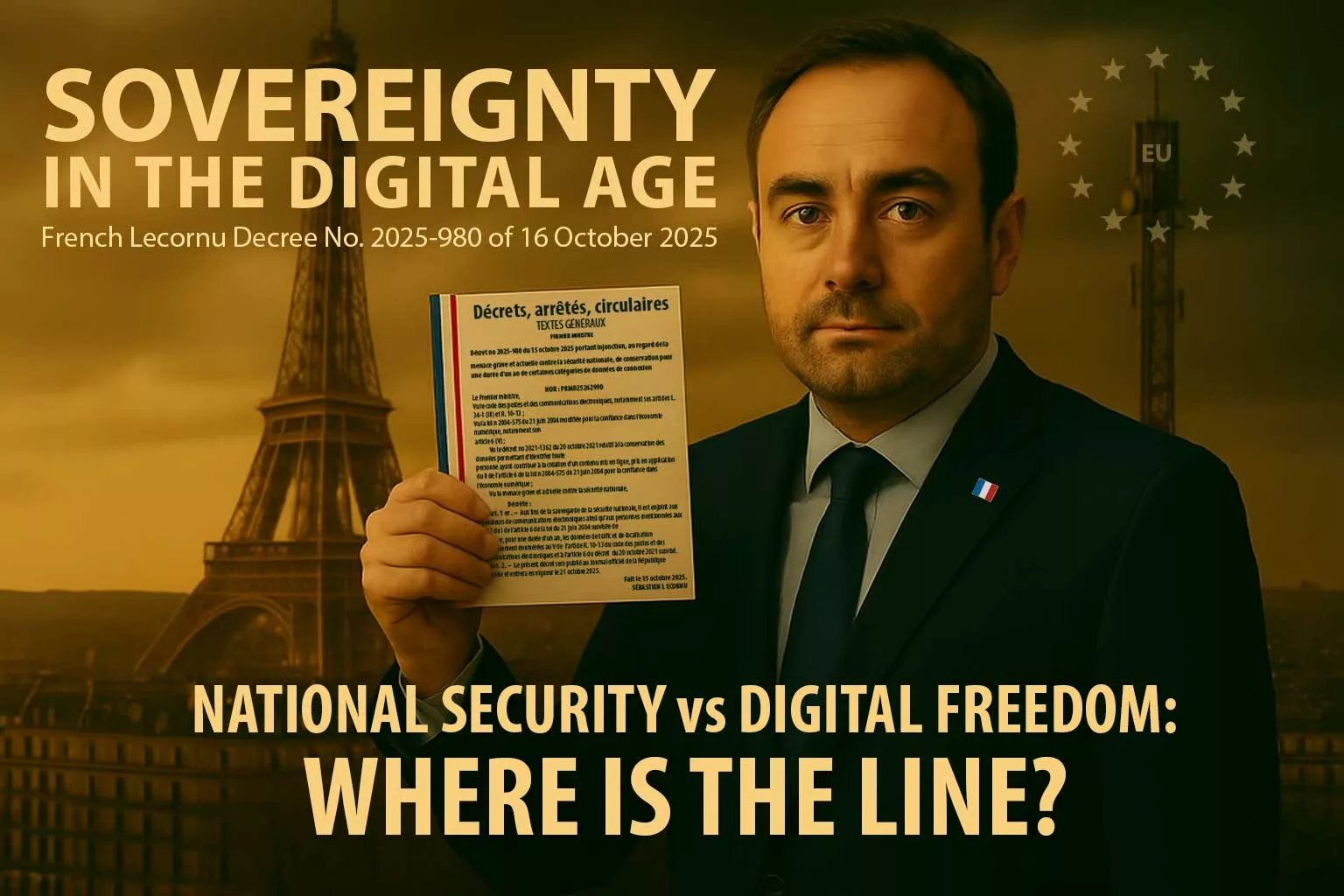 French Lecornu Decree 2025-980 — Metadata Retention & Sovereign